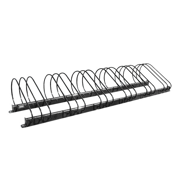 Paris Furnishings 8 Loop Steel Surface Mount Style Bike Rack