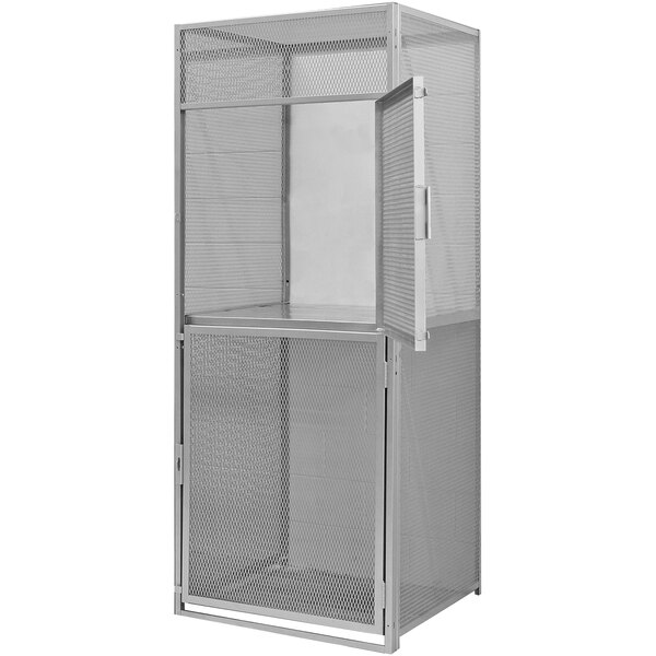 Hallowell 36" x 36" x 90" Double Tier Starter Bulk Storage Locker ...