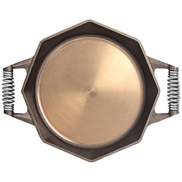 FINEX 14" Octagonal Pre-Seasoned Cast Iron Skillet with Speed Cool ...