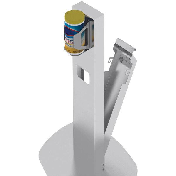 Lakeside 158888 Disinfecting Wipe Stand with Integrated Waste Receptacle