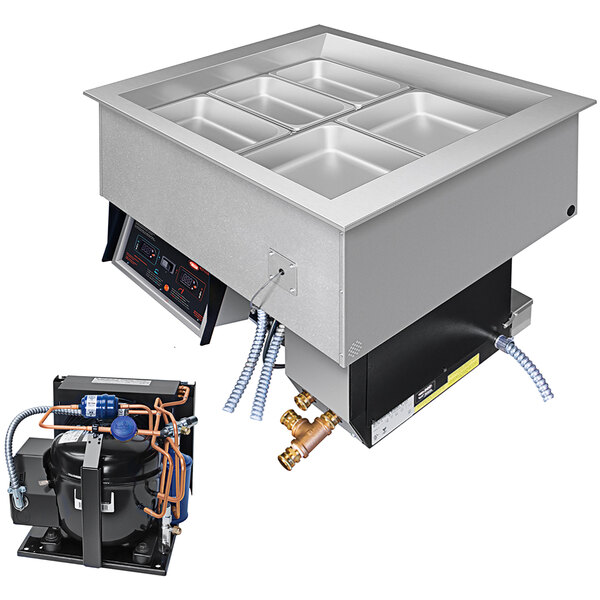 Hatco HCWBIR-2DA 37" x 27" x 26 1/2" Remote Hot / Cold Drop-In Well ...