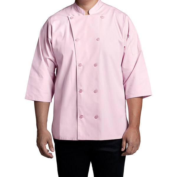 Uncommon Chef Epic Unisex Lightweight Pink Customizable 3/4 Length ...
