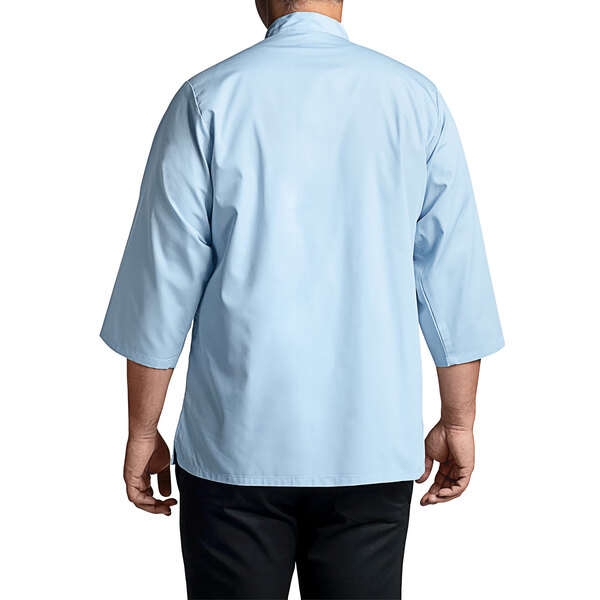 Uncommon Chef Epic Unisex Lightweight Sky Blue Customizable 3/4 Length ...