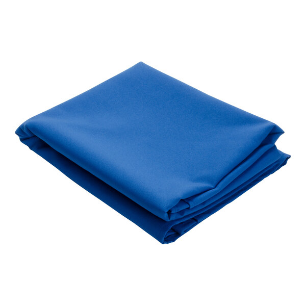 Intedge 54" x 54" Square Royal Blue Hemmed 65/35 Poly/Cotton Blend ...