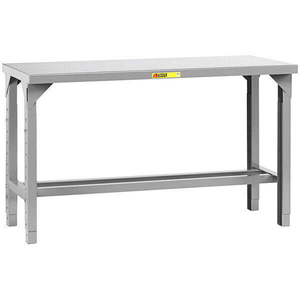 Little Giant 36" x 84" Adjustable Height Fully Welded Steel Workbench ...