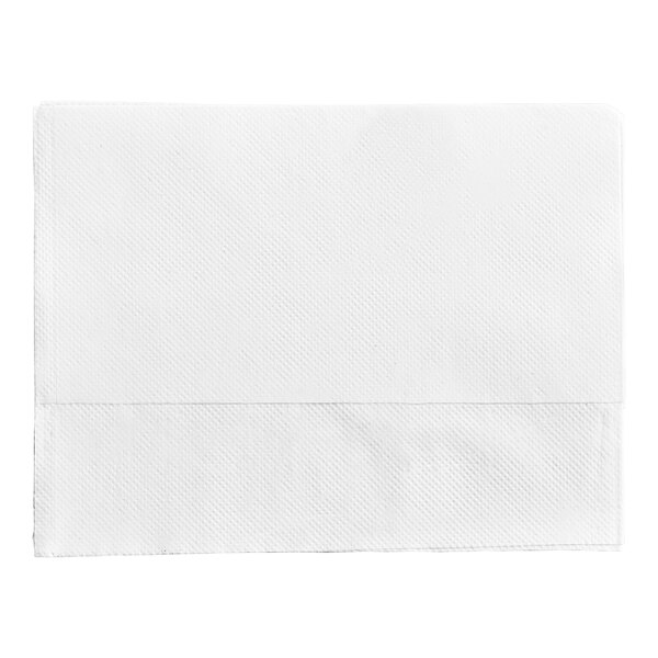 Dixie Full Fold White 8 1/2" x 13" 1-Ply Napkin - 10800/Case