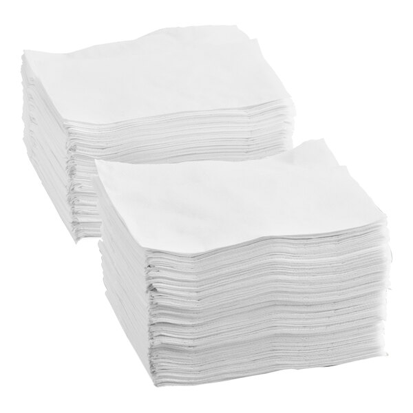 Dixie Full Fold White 8 1/2" x 13" 1-Ply Napkin - 10800/Case