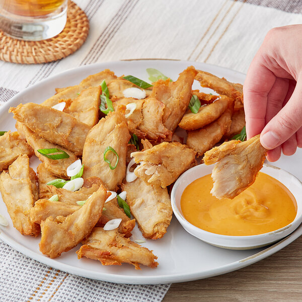 Daring Foods Vegan Plant-Based Chicken Strips 5 lb. - 2/Case