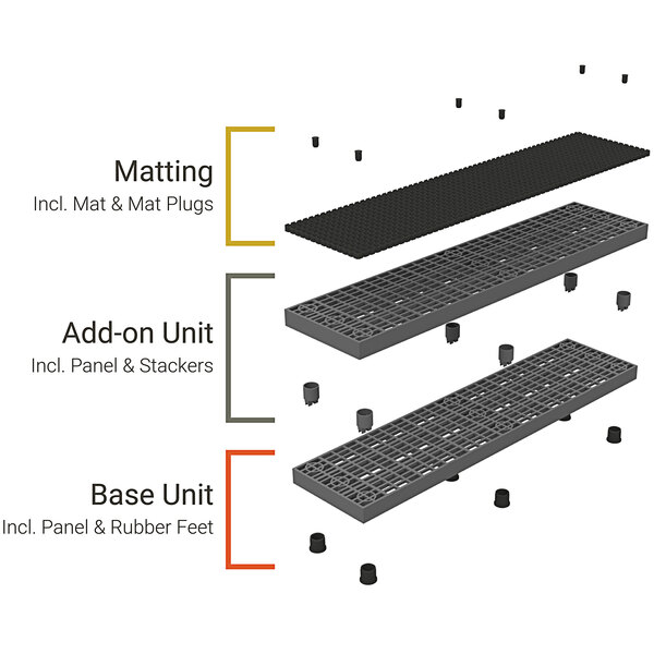 SPC Industrial Add-A-Level 66" x 16" Stackable Work Platform Base Unit ...