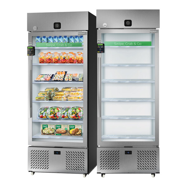 FoodSpot BA1 Fresh Food Vending Smart Fridge with Security Camera