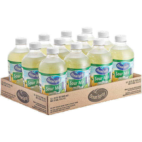 Ocean Spray Sour Mix 32 fl. oz. - 12/Case