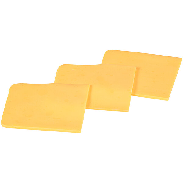 Kraft Sliced 96-Slice Yellow American Cheese 5 lb. - 4/Case