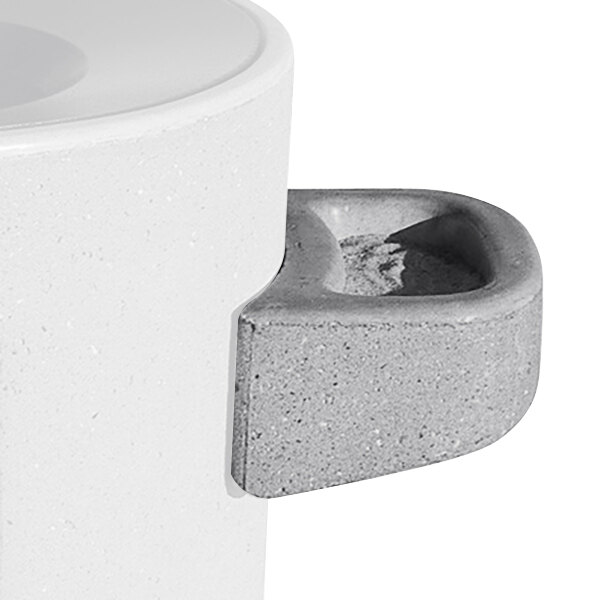 Wausau Tile TF2091 Cigarette Ash Receptacle for Concrete Round Trash ...