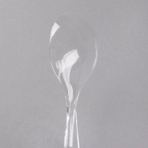 Sabert UCL72S 10" Clear Disposable Plastic Serving Spoon - 72/Case