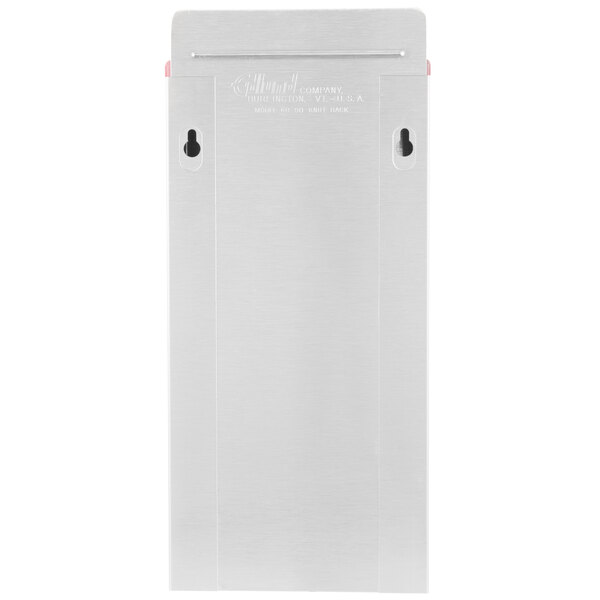 Edlund KR-50 4-Slot HACCP Enclosed Stainless Steel Knife Rack with Red ...