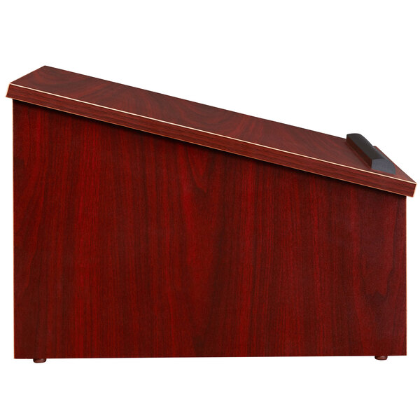 Oklahoma Sound 22-MY Mahogany Finish Tabletop Lectern