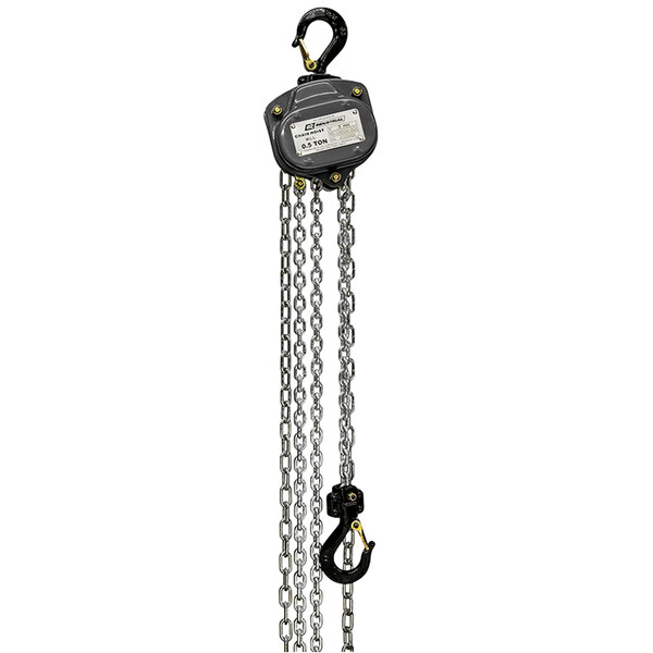 OZ Lifting Products Industrial Series 1/2 Ton Manual Chain Hoist with ...