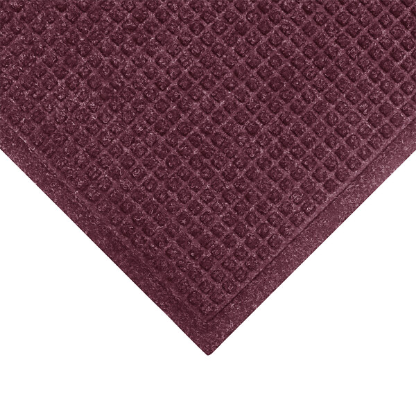 M+A Matting WaterHog 6' x 8' Bordeaux Mat with Fashion Fabric Border ...