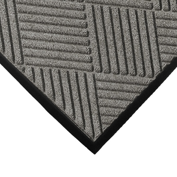 M+A Matting WaterHog Classic Diamond 3' x 5' Medium Grey Mat with ...