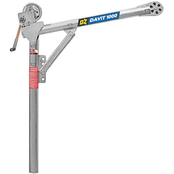 OZ Lifting Products Steel Davit Crane with Manual Winch OZ1000DAV ...