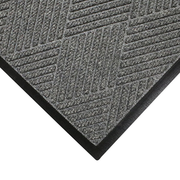 M+A Matting WaterHog Eco Premier 4' x 6' Grey Ash Mat with Classic ...