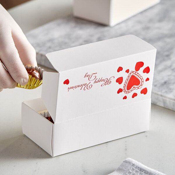 Valentine Candy Boxes: 250/Case, 1-Piece, 1/2 lb.