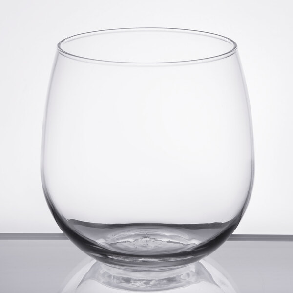 Libbey 222 Stemless Red Wine Glass (Customizable) - 12/Case
