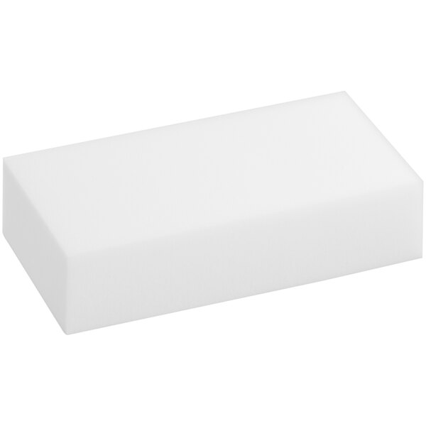Lavex 4 3/4" x 2 1/2" x 1" White Eraser Sponge - 6/Pack