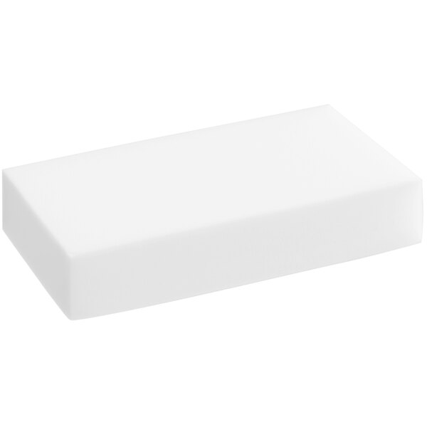 Lavex 4 3/4" x 2 1/2" x 1" White Eraser Sponge - 12/Pack