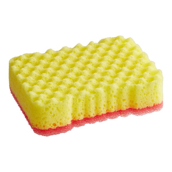 Lavex 8" x 5 3/4" x 2" Jumbo Double-Action Sponge
