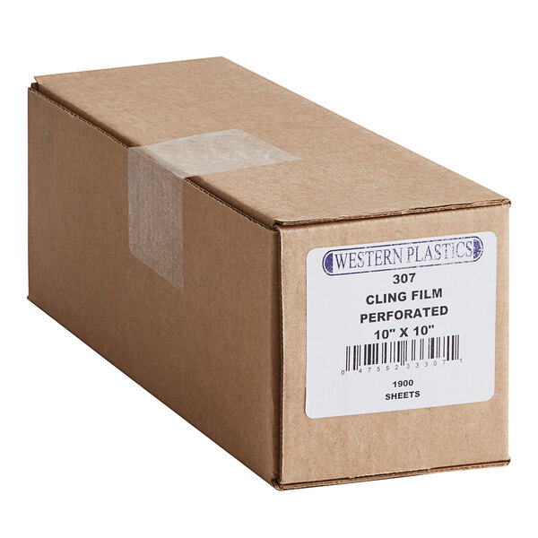 Western Plastics 10" x 10" Perforated Film - 1900/Roll