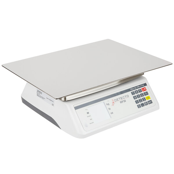 Cardinal Detecto RP30S 30 lb. Rotating Digital Ingredient Scale with ...