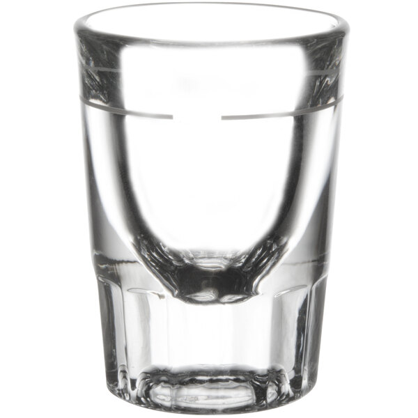 Libbey 5127/S0710 1.5 oz. Fluted Shot Glass with .75 oz. Pour Line - 12 ...