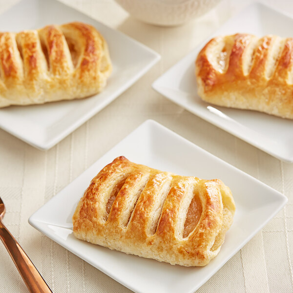 Bridor Ready-to-Bake Mini Salted Caramel Danish 1.59 oz. - 80/Case