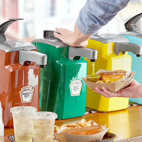 Heinz Keystone 1.5 Gallon Green Plastic Countertop Sweet Relish Pump ...