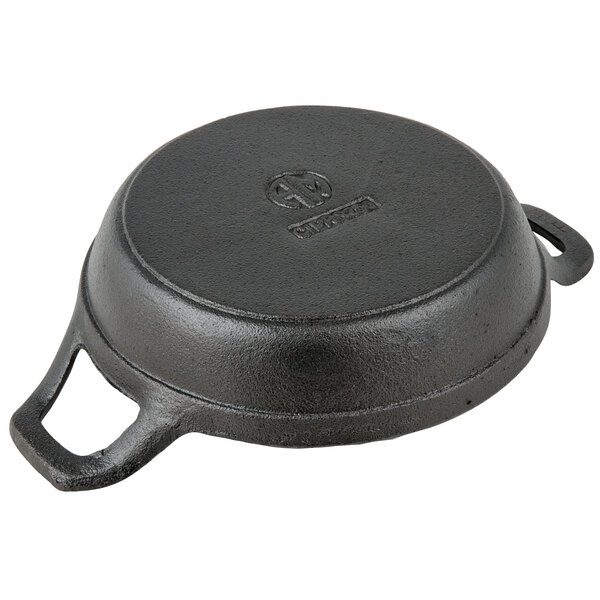 American Metalcraft 18 oz. Pre-Seasoned Mini Cast Iron Round Casserole ...