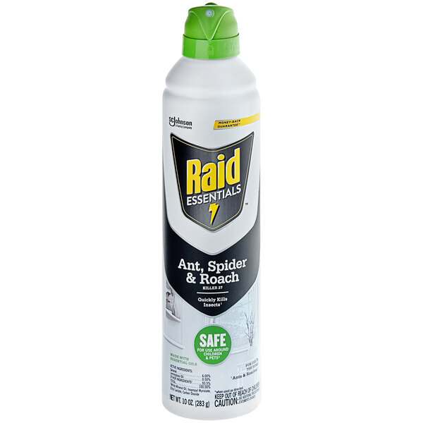 SC Johnson Raid® Essentials 321026 Ant, Roach, and Spider Aerosol ...