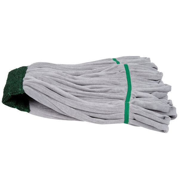 Unger SmartColor ST300 RoughMop 11 oz. Green Light Duty Microfiber Tube ...