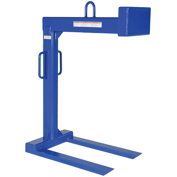 Vestil Steel Overhead Crane and Hoist Pallet Lifter with 36" x 25 ...