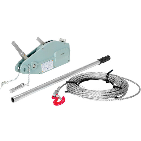 Vestil 17" x 2 1/2" x 42" Steel Long Reach Cable Puller CP-15 - 1500 lb ...