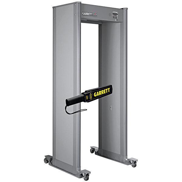 Garrett PD6500i 32 1/2" ADA Compliant Walk-Through Gray Metal Detector ...