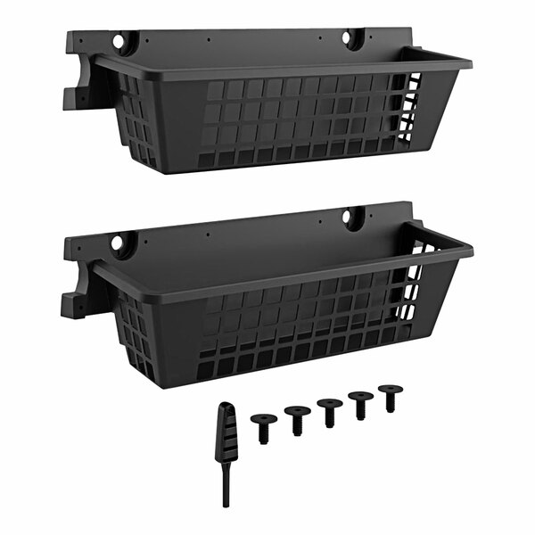 Suncast BMSBSTK2 Resin Basket for Storage Shed - 2/Pack