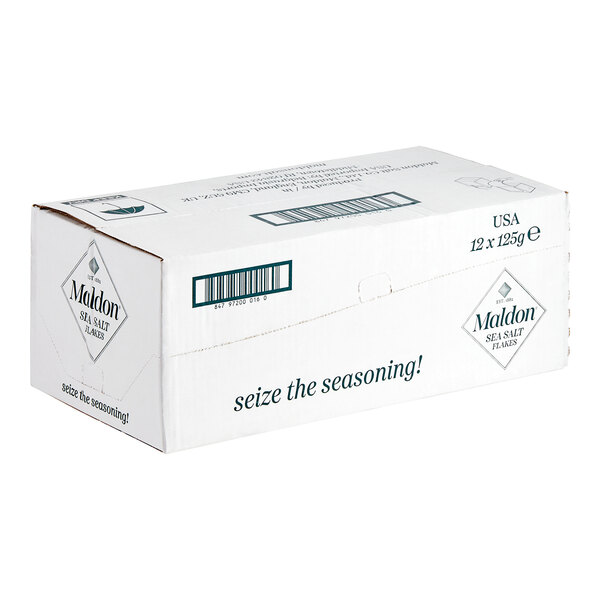 Maldon Sea Salt Flakes 4.4 oz. - 12/Case
