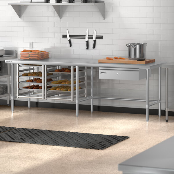 Regency Spec Line Easy Attach 30" x 96" 14-Gauge Stainless Steel ...