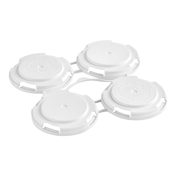 PakTech White Plastic 4-Pack Can Carrier - 788/Case
