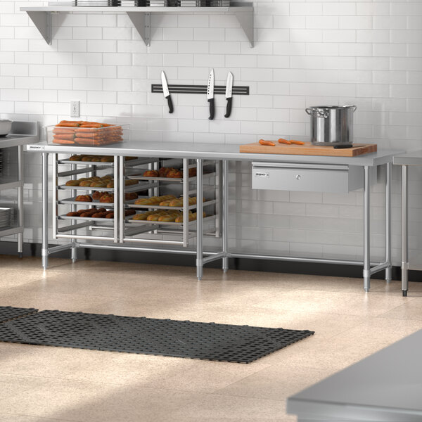 Regency Spec Line Easy Attach 24" x 96" 14-Gauge Stainless Steel ...