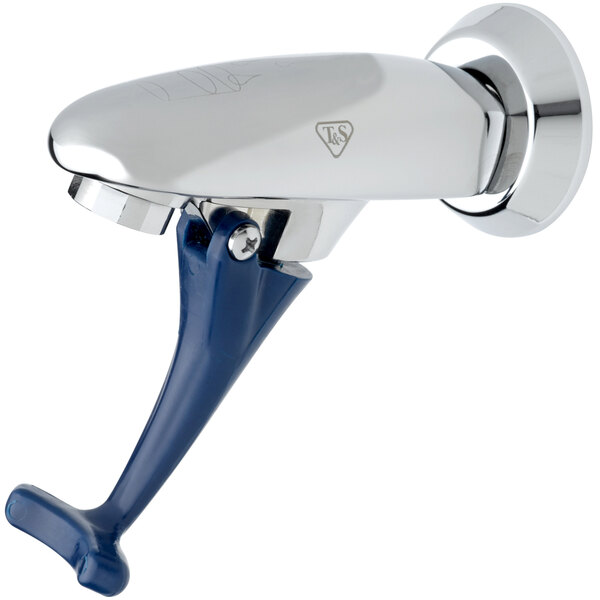 T&S B-1200 Wall Mounted Push Back Glass Filler with Adjustable Flange ...