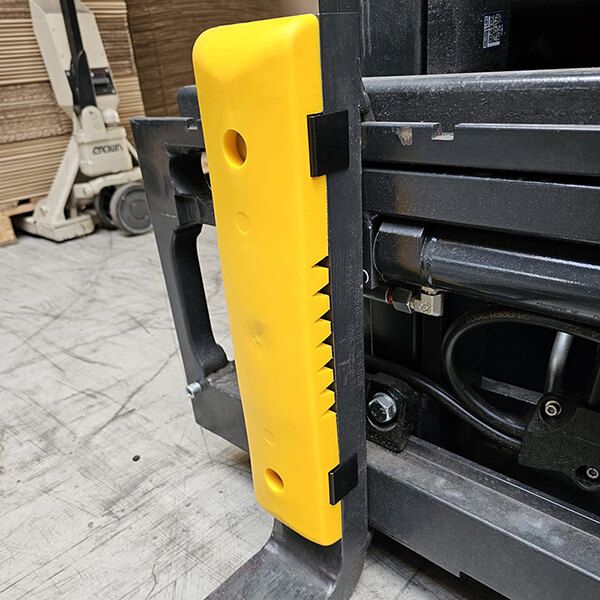 Ideal Warehouse Safe-Bump 19" x 4 1/2" x 1 1/2" Yellow Forklift ...