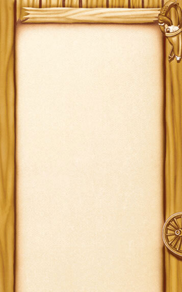 Choice 8 1/2" x 14" Menu Paper - Southwest Themed Saloon Design Right ...