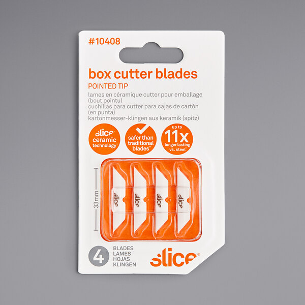 Slice Pointed Tip Blade for Cutters 10408 - 4/Pack